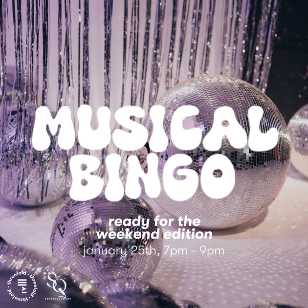 Musical Bingo: Ready for the Weekend (January) – Threefold Distilling