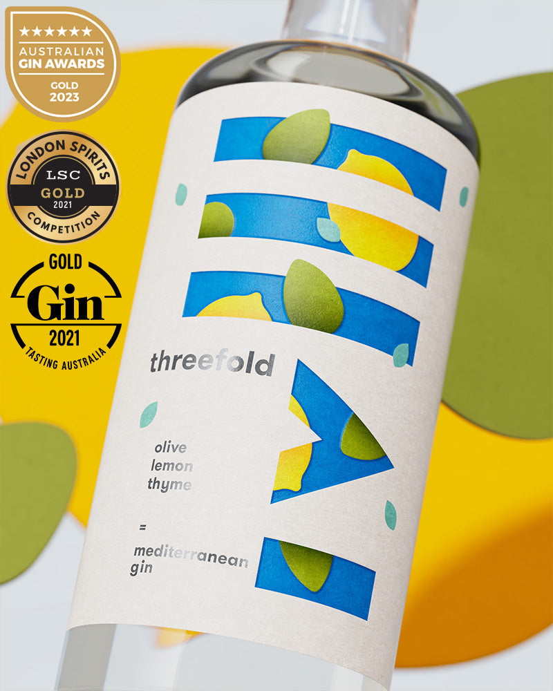 Threefold Mediterranean Olive Gin | Shop Now – Threefold Distilling